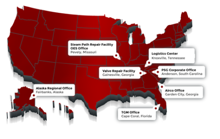 PSG Map | Power Services Group