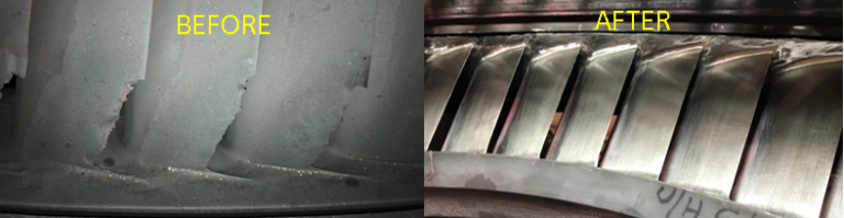 Stationary Blade Restoration | Power Services Group