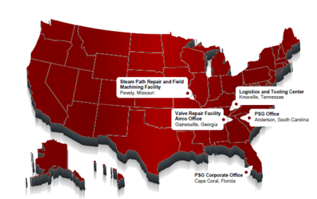 PSG Map 9-1-18 | Power Services Group