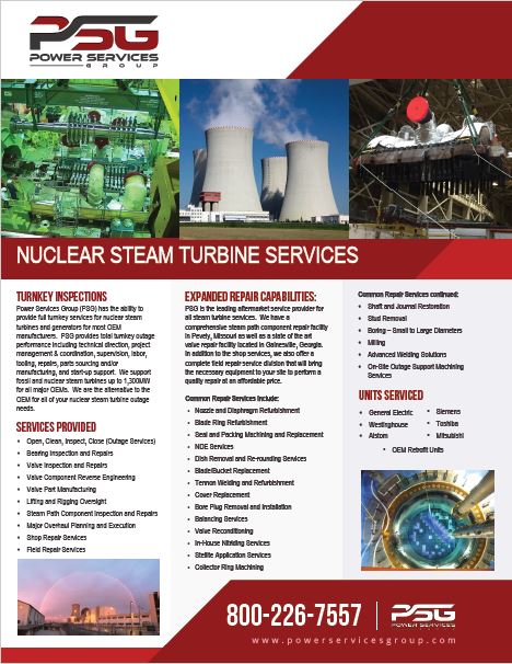 PSG Nuclear Services Brochure Thumbnail | Power Services Group