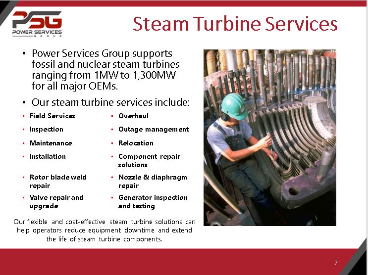 PSG Presentation – ST Services | Power Services Group