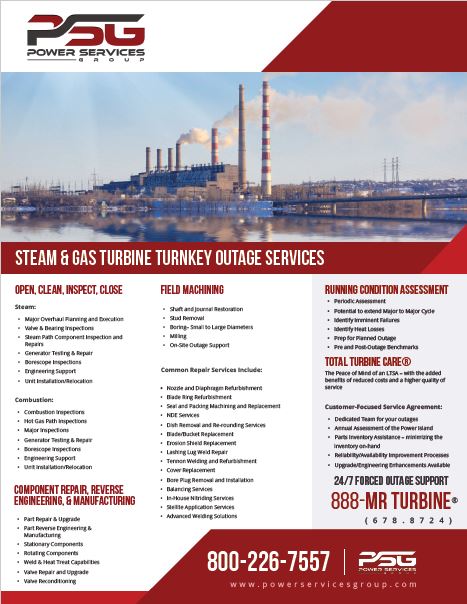 PSG Services Line Card Brochure Thumbnail | Power Services Group