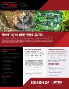 PSG Alstom Steam Turbine | Power Services Group